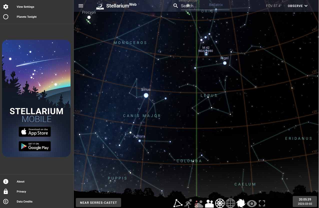 Stellarium Web